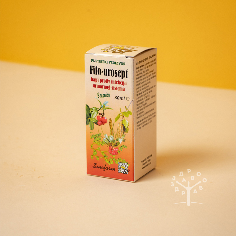 Kapi protiv infekcija urinarnog sistema fito - Sinefarm - Zdravo Zdravo