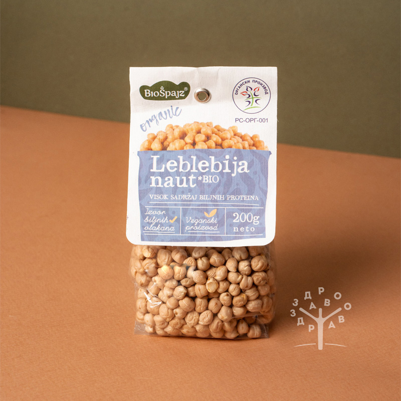 Leblebija sirova, naut organski - Bio Špajz - Zdravo Zdravo