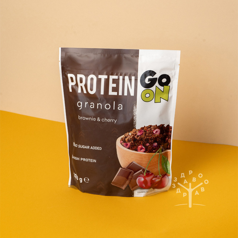 Proteinska granola brownie & cherry (bez dodatog šećera, visok procenat ...
